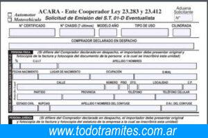 Conoce Cómo Tramitar El Formulario 01 Automotor DNRPA - Tramites Argentinos