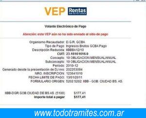 Formulario VEP: Obtener El Volante Electrónico De Pagos - Tramites ...