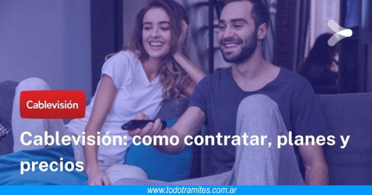 Contratar Cablevisión - planes y precios - Tramites Argentinos