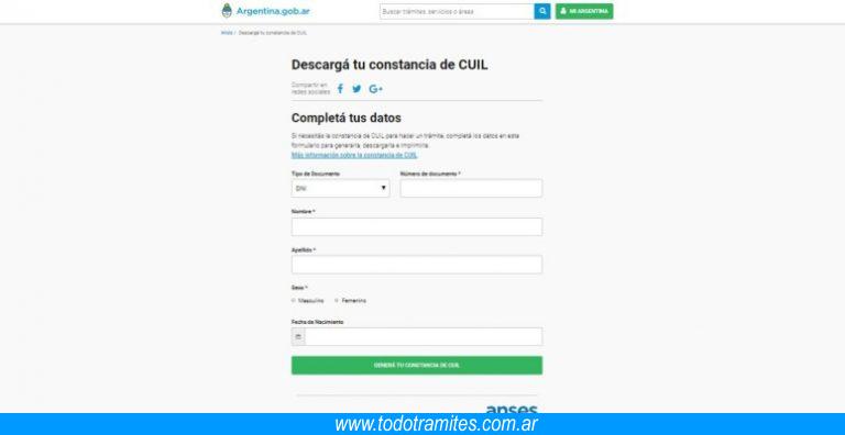 Sacar Cuil Con Dni: Constancia De Cuil: Descargar E Imprimir – DHWP