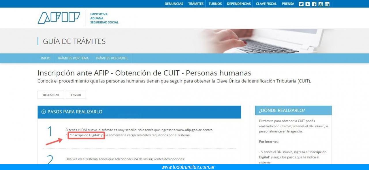 Cómo Saber Mi Número De CUIT - Tramites Argentinos