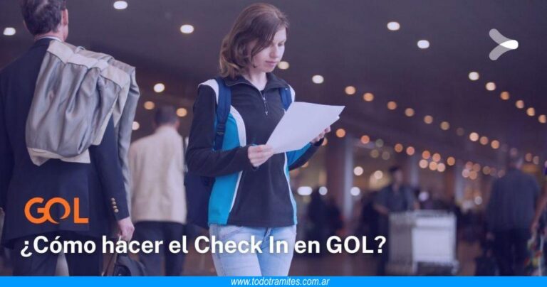 Cómo hacer Check In en GOL - Tramites Argentinos